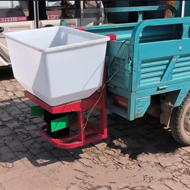 Electric Fertilizer Spreader 12V Battery Connection,180W Horizonta ...