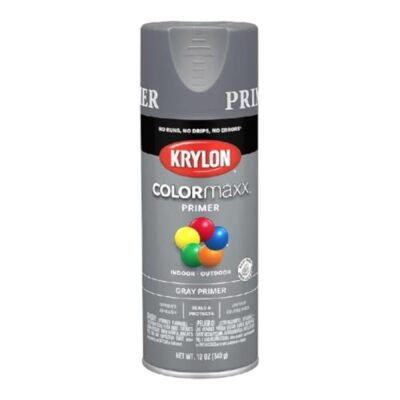 Krylon 12 oz K05582007 Gray COLORmaxx Paint & Primer Spray Paint ...