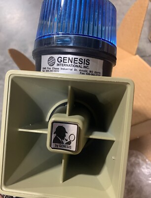 Genesis Model 87-0005 Horn Strobe 08H-HS-04322A Blue Horn Strobe | eBay