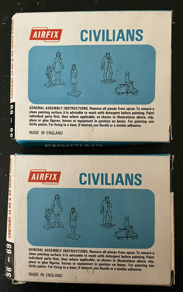 Airfix Ho oo Civilians Figures On Sprues (x96) | eBay UK