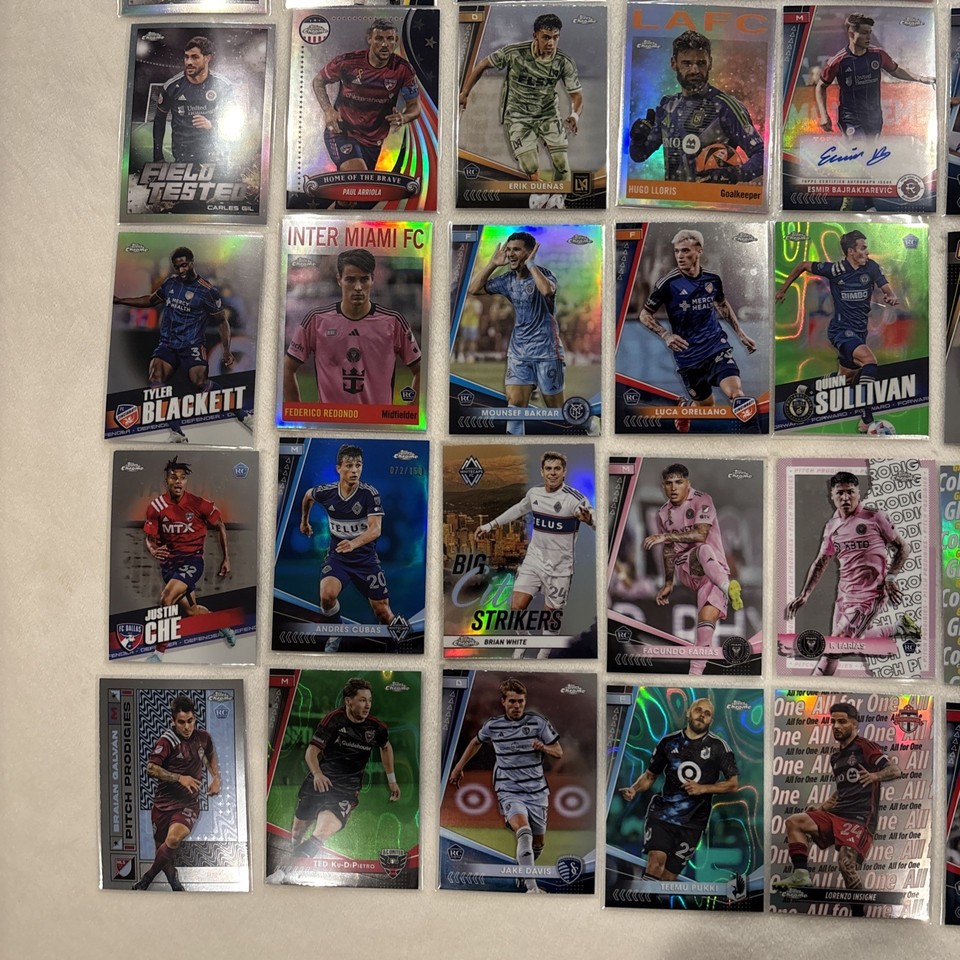 Lot Of 72 MLS Soccer Cards- Auto’s, Rookies, Inserts, Color, Numbered ...