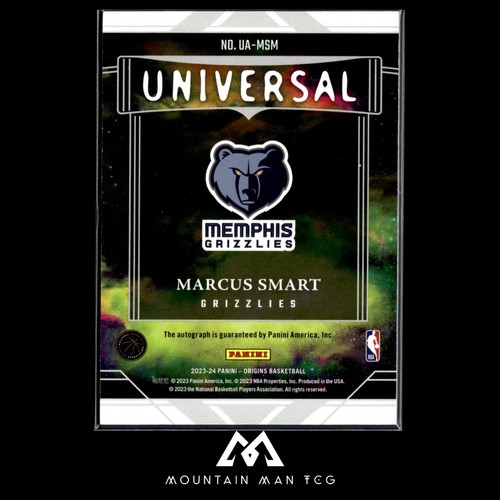 2023-24 Panini Origins #UA-MSM Marcus Smart Universal Autograph Purple ...