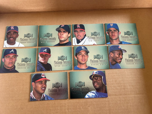 1996 METAL UNIVERSE BASEBALL PLATINUM PORTRAITS COMPLETE SET 1-10 NRMT ...