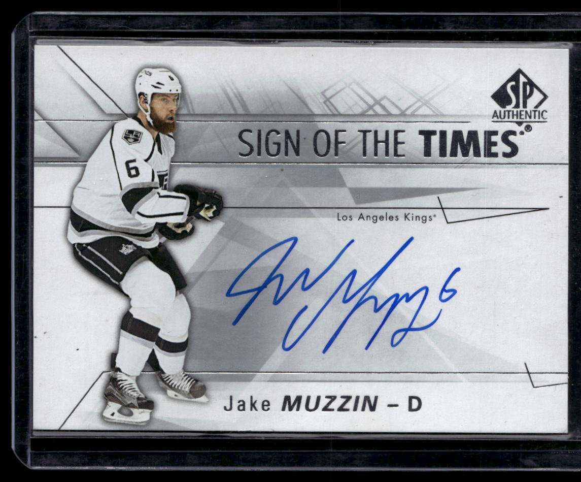 2016 SP Authentic #SOTT-JM Jake Muzzin Sign of the Times Autographs AU ...
