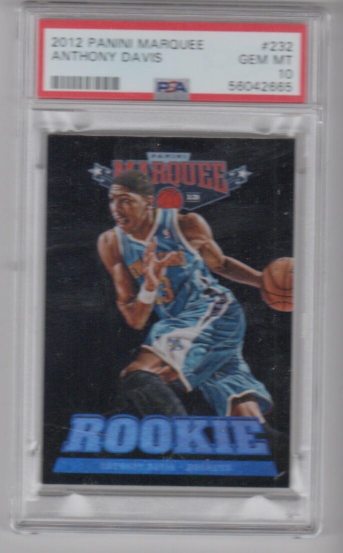 ANTHONY DAVIS 2012-13 PANINI MARQUEE ROOKIE CARD #232 PSA 10 | eBay