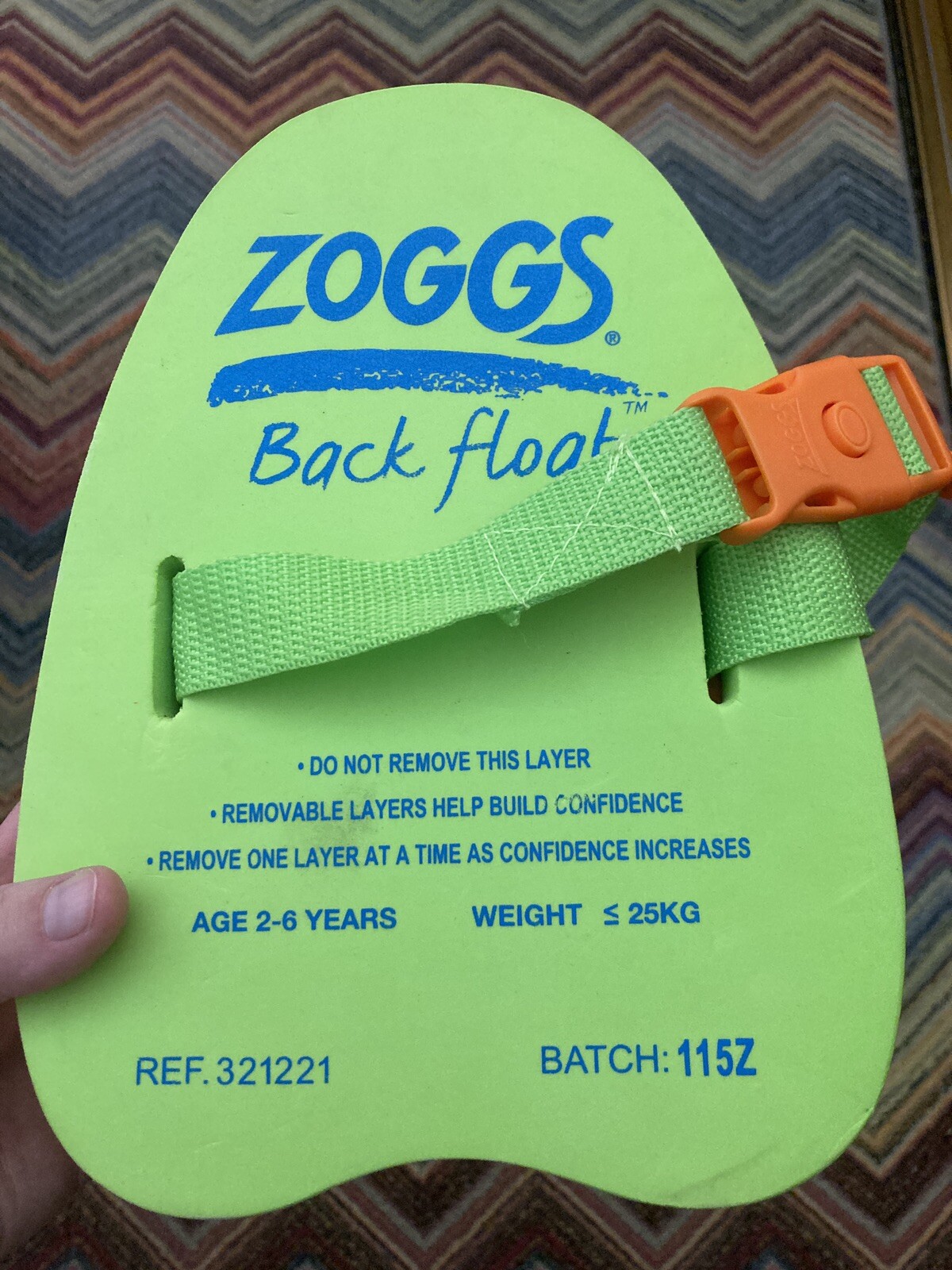 Zoggs Children’s Pool Float Adjustable Back Bubble Age 2 - 6 | eBay