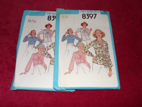 🌺 UNCIRCULATED 1977 SIMPLICITY #8397 - LADIES ( 3 STYLE ) TOP PATTERN ...