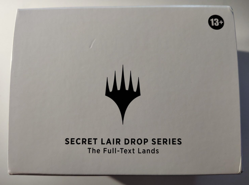 Magic Secret Lair-The Full-Text Lands/Non Foil - Sealed 195166132846| eBay