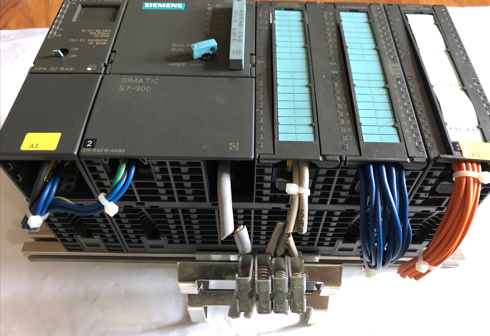 SIEMENS S7-300,SIMATIC S7-300,VIPA PS 307/25, VIPA 307-1BA00,CPU314 IFM ...