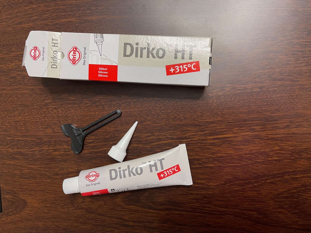 Elring DIRKO HT Sealant 2x ELRING DIRKO HT Black Silicone Sealant ...