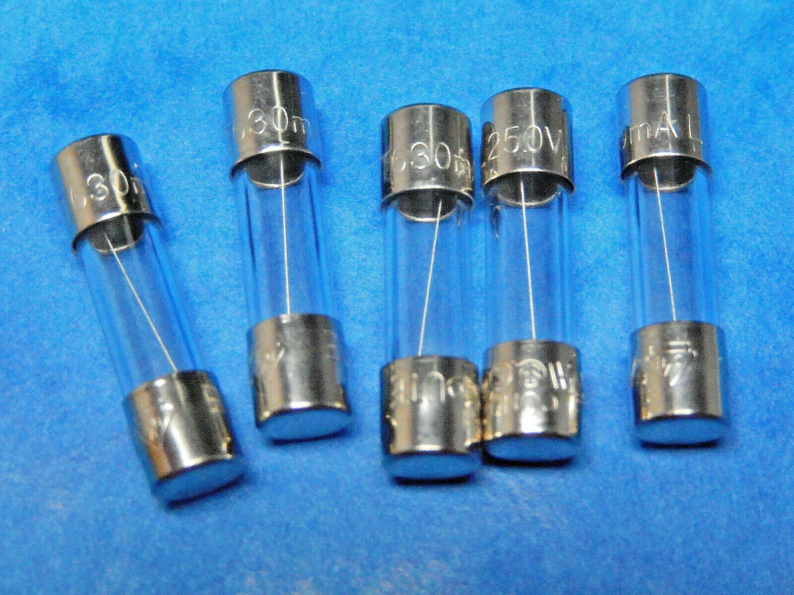 630mA 250V Fuse 5mm x 20mm Slow Blow GLASS BODY Pack of 5 or Pack of 10 ...