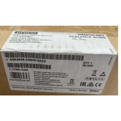 Siemens 6GK5636-2GS00-2AC2 New 6GK5 636-2GS00-2AC2 SCALANCE SC636-2C | eBay