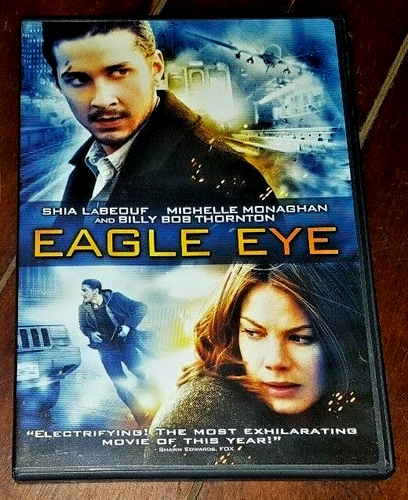 Eagle Eye ☆Used☆ (DVD, 2008, Widescreen) Shia LaBeouf/Michelle Monaghan ...