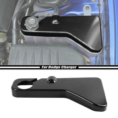 For 2011-2023 Dodge Charger ABS Carbon Fiber Engine Coolant Tank Cover ...