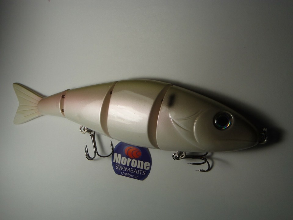 Morone Swimbait TWO Bone Boy Gizzard Shad Threadfin Swimbaits striper ...