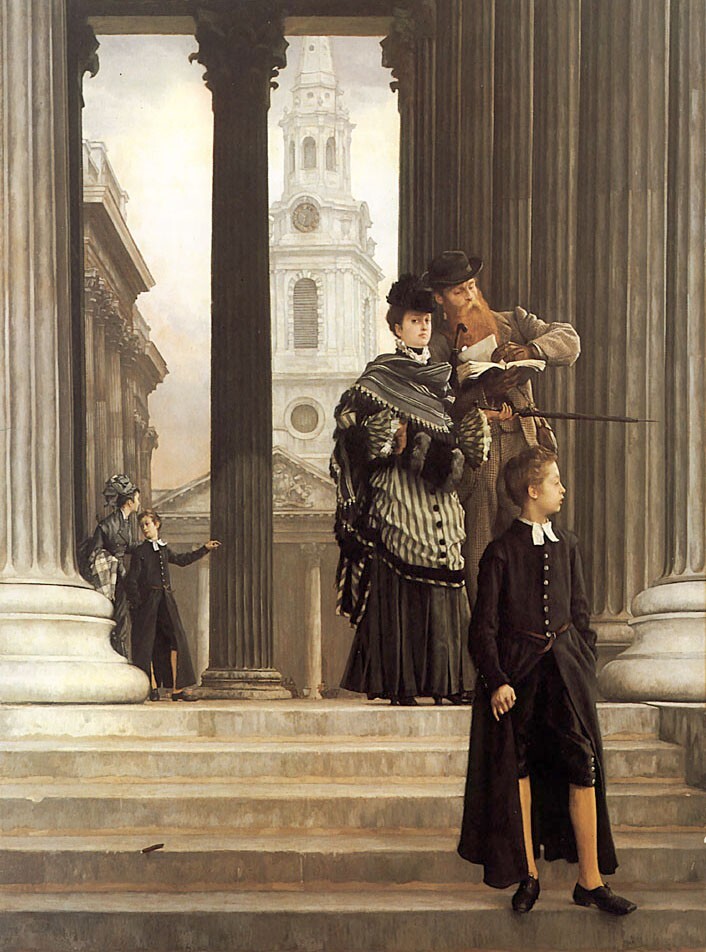 Dream-art Oil painting London-Visitors-Jacques-Joseph-Tissot-Oil ...