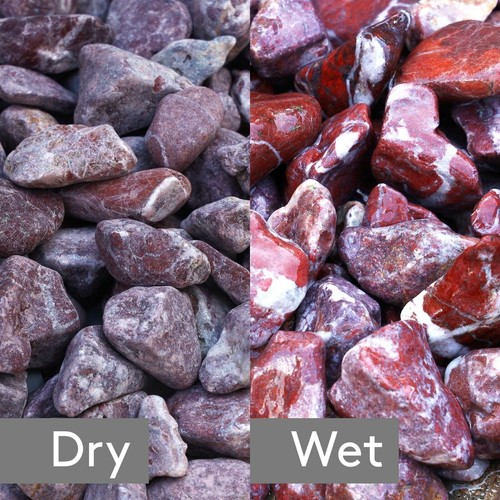 Decorative Red Wine Marble Pebbles/Stones - Perfect for Home & Garden ...