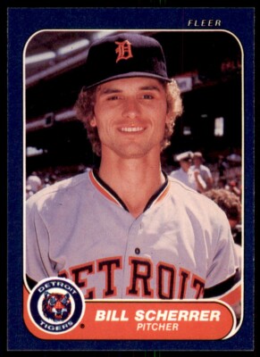 1986 Fleer Bill Scherrer . Detroit Tigers #237 | eBay