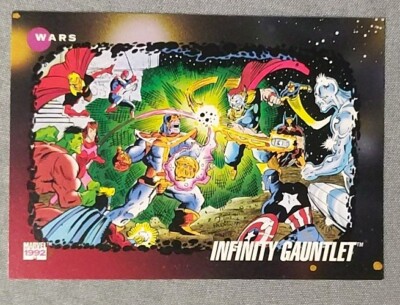 Impel 1992 Marvel Universe III Trading Card #189 Infinity Gauntlet Wars ...