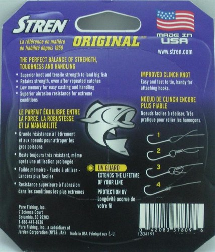 Stren 1337020 SOPS14-26 Original ClearBlu Mono Fishing Line 100Yd ...