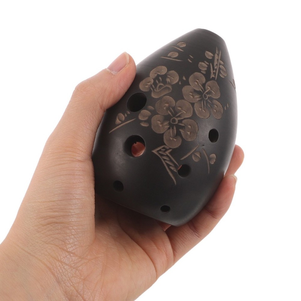 Vintage Ocarina 8 Hole: Pottery Traditional Chinese Ocarina Instrument ...