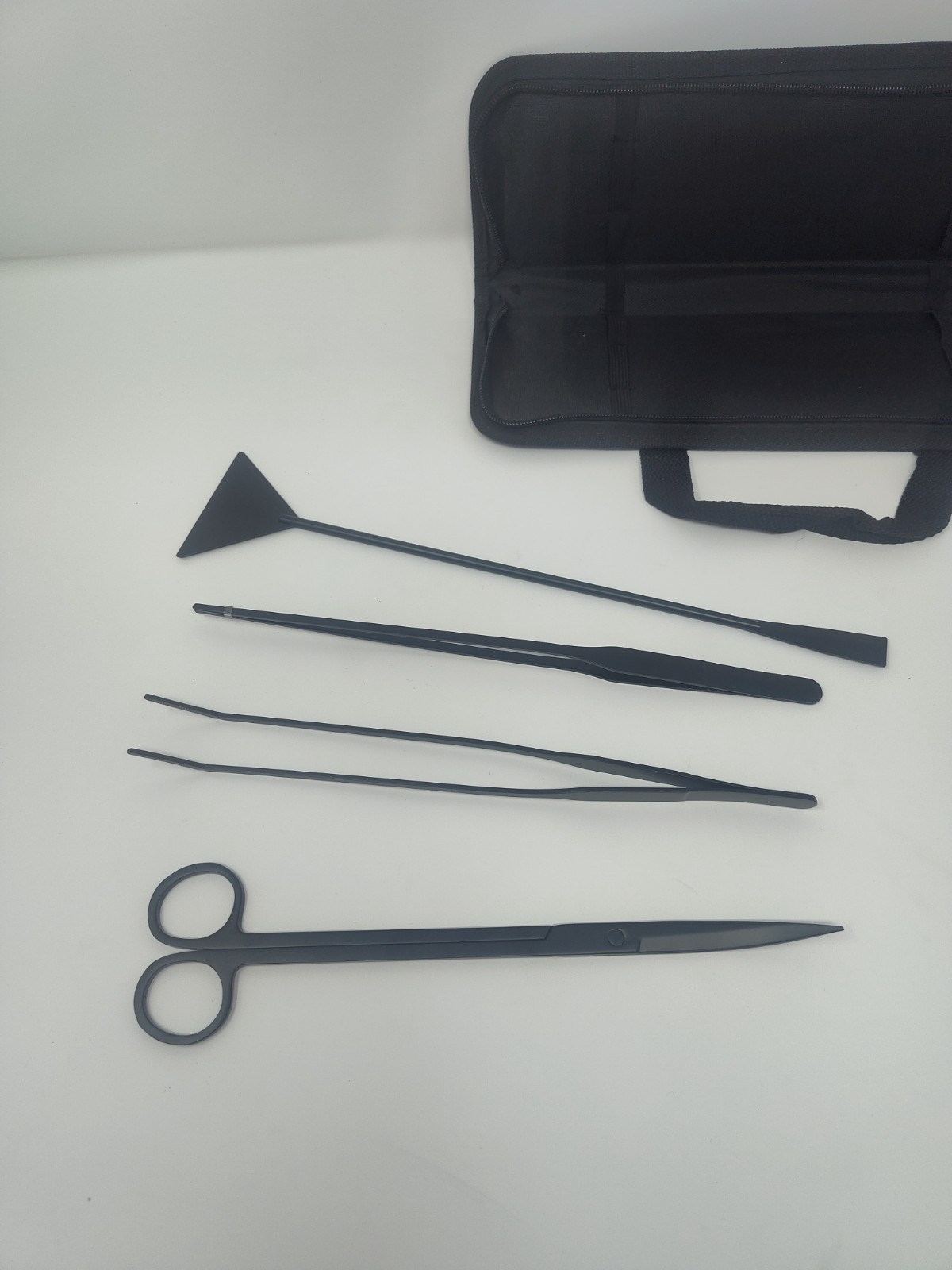 4-Piece Aquarium Aquascaping Tool Kit – Stainless Steel Tweezers ...