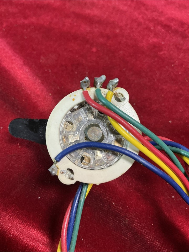 Vintage 1960's Harmony Kay Silvertone Guitar Selector Switch Knob Pot ...