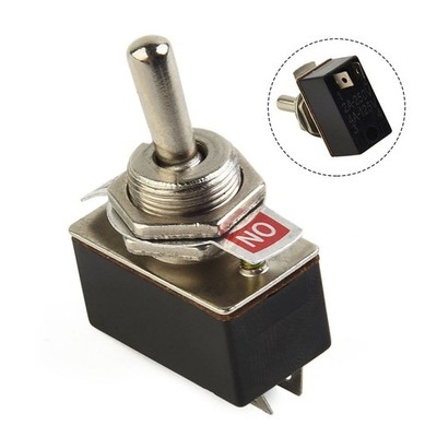 1PCS 2 Foot On/Off Prewired Rocker Toggle Switch 2 Position SPST 6A ...