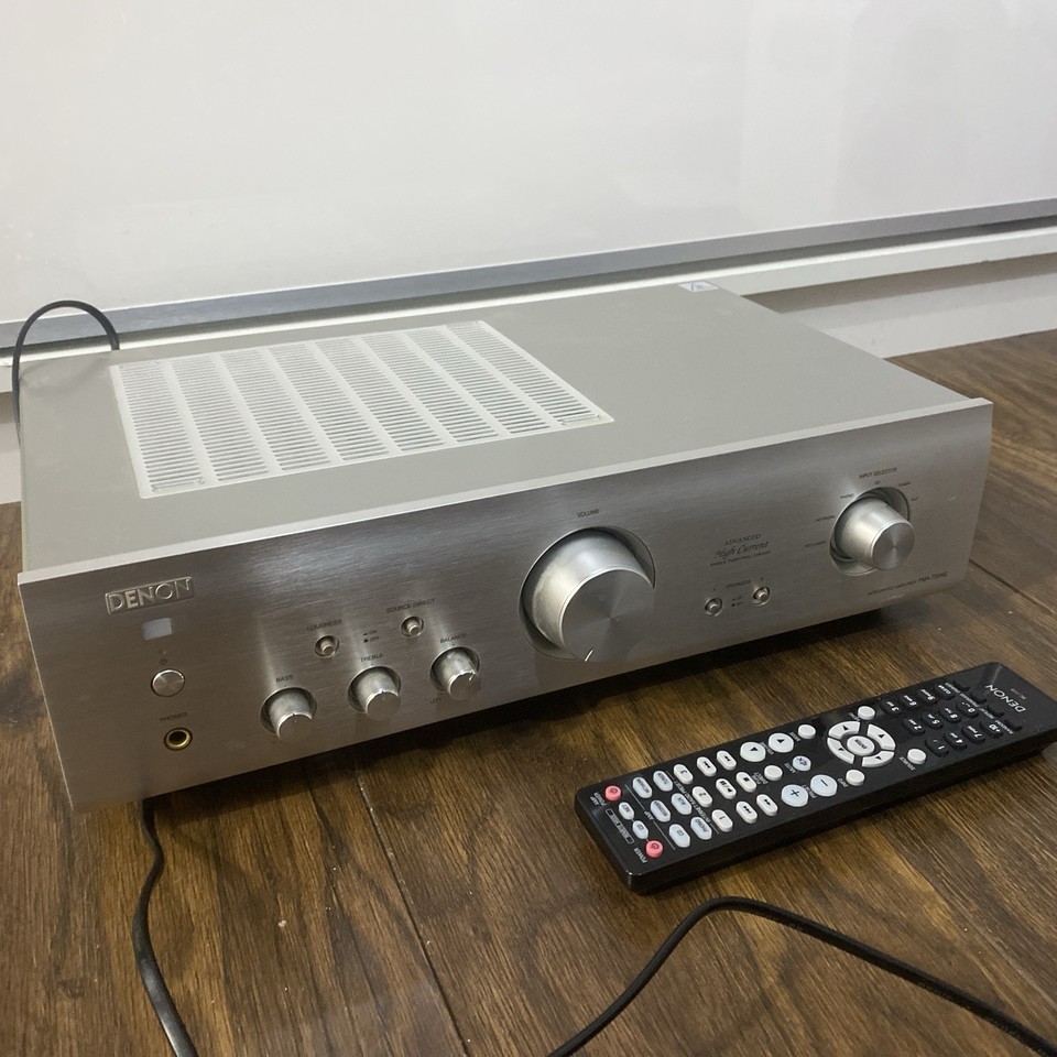 Denon PMA-720AE Integrated Amplifier Stereo, Silver Advanced High ...