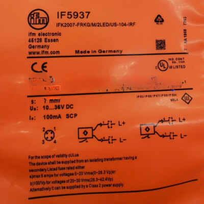 IF5937 1PCS Brand New Ones IFM IF5937 Proximity Switch Sensor Fast ...