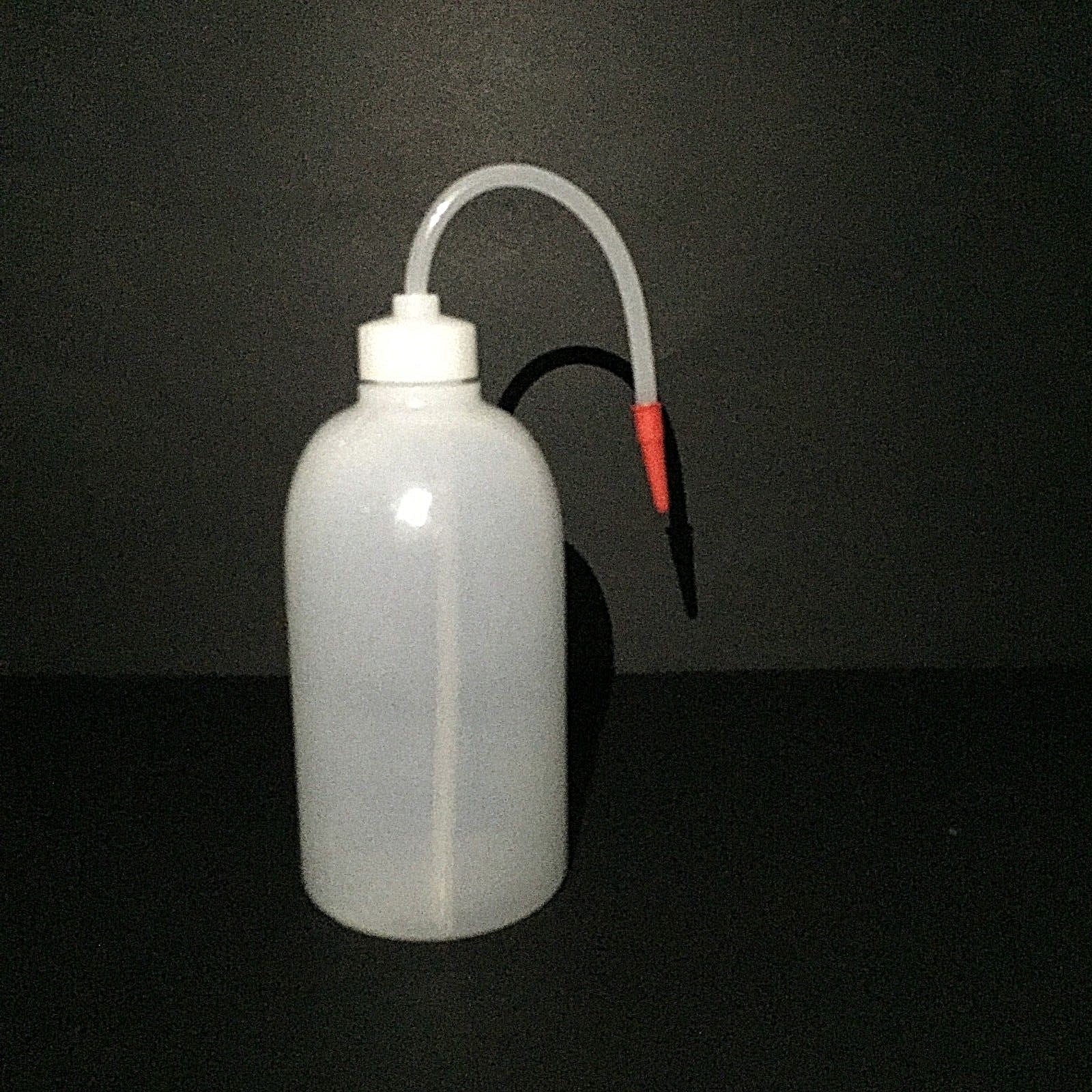 Wash Bottles Flexible Tube & Dispensing Tip Polyethylene Easy Squeeze ...