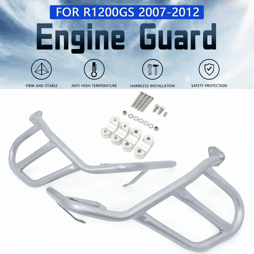Silver Crash Bars Highway Engine Guard Protector Upper For BMW R1200GS ...