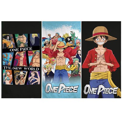 One Piece Luffy Bath Beach Towel 140 x 70 cm Fast Dry. Manga Anime ...