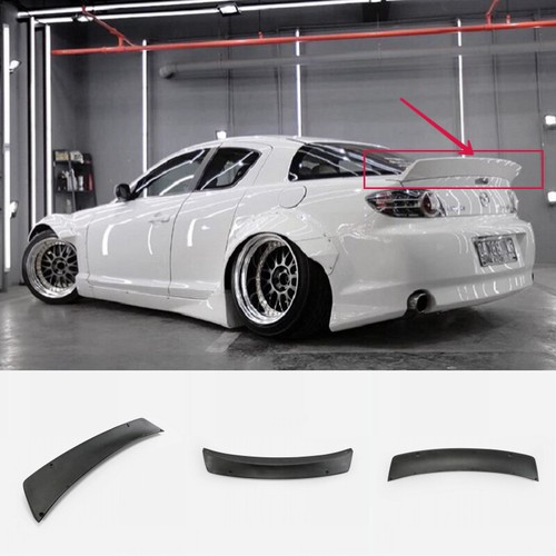 For Mazda RX8 SE3P Rear Trunk Duckbill Spoiler Wing Lip Diffuser FRP ...
