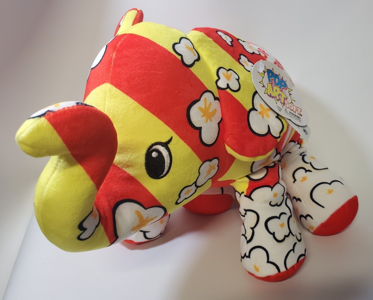 NEW Pop Art Soft 16" Plush 2023 Popcorn Elephant MAMMOTH CORNELIUS | eBay