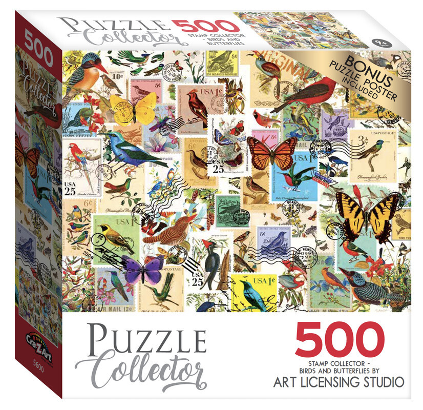 RoseArt Stamp Collector 500 Piece Jigsaw Puzzle 4895145429115 | eBay