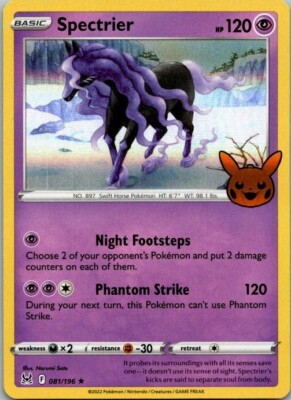Spectrier - Holo Rare - 081/198 Pokemon Trick or Trade 2023 | eBay