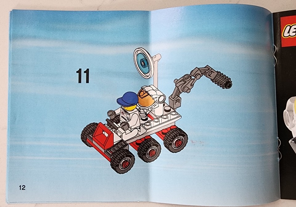 Lego City SPACE 3365 SPACE MOON BUGGY Instructional Manual Booklet ONLY ...