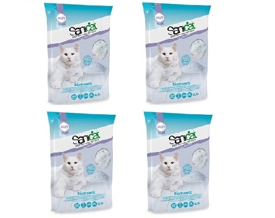 Sanicat Diamonds Unscented Cat Litter, 8-lb