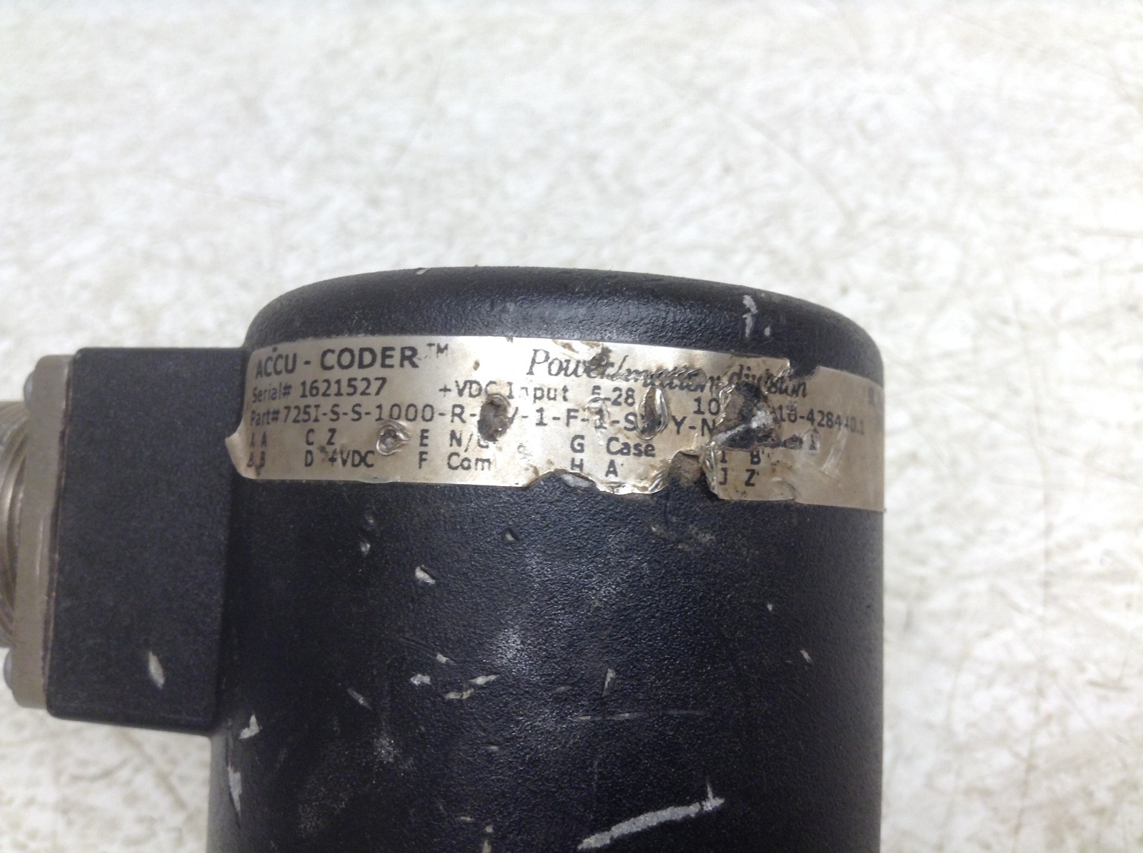 Accu - Coder 725I-S-S-1000-R-HV-1-F-1-SX-Y-N Encoder ...