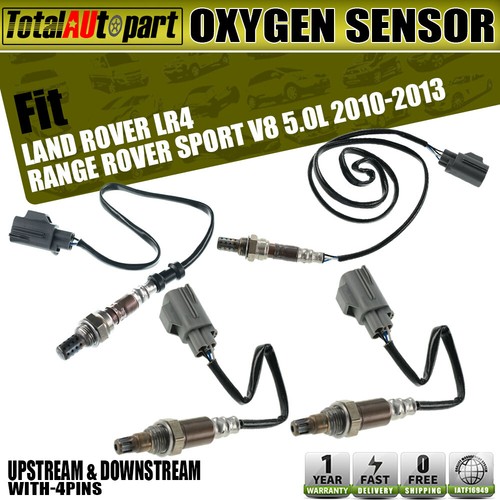 4Pcs Oxygen Sensor for Land Rover Range Rover Sport LR4 2010 2011 2012 ...