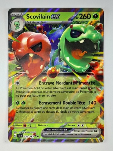 Carte SCOVILAIN EX 022/162 Pokémon Forces Temporelles EV5 Neuve TEF FR ...