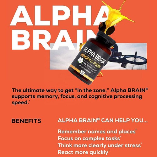 Alpha Brain Memory & Focus 60 Capsules Supplement for Men & Women~ | eBay