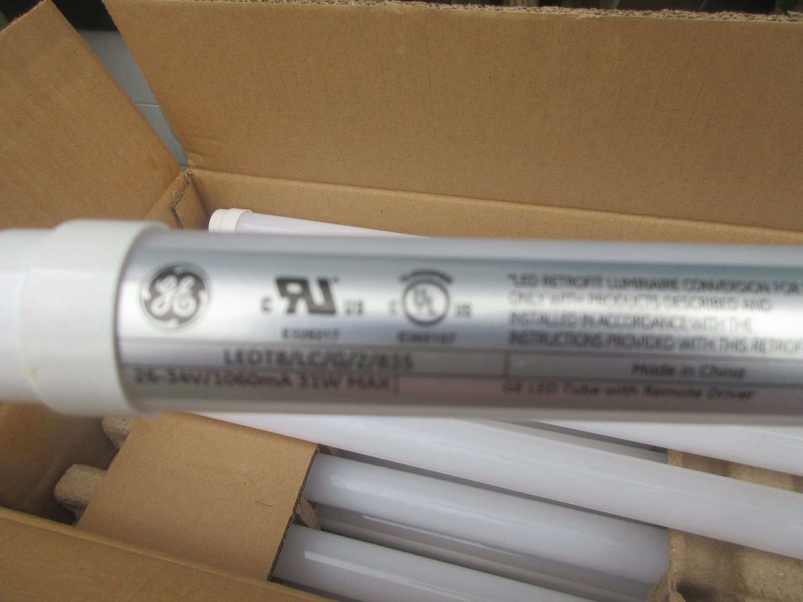 20 GE 24" Linear T8 LED Light Bulb 36408, LEDT8/LC/G/2/835 | eBay