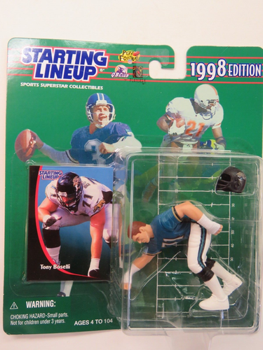 Starting LineUp Collectible Figurine: TONY BOSELLI 1998 Detroit Lions ...