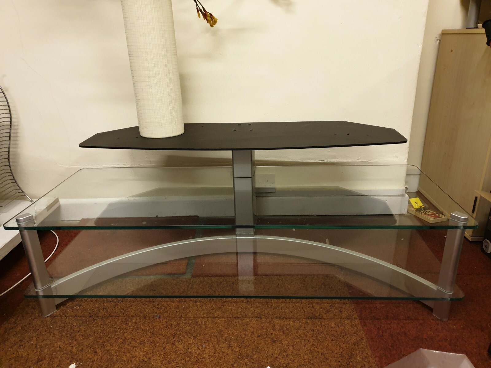 Sony Glass TV Stand | eBay UK