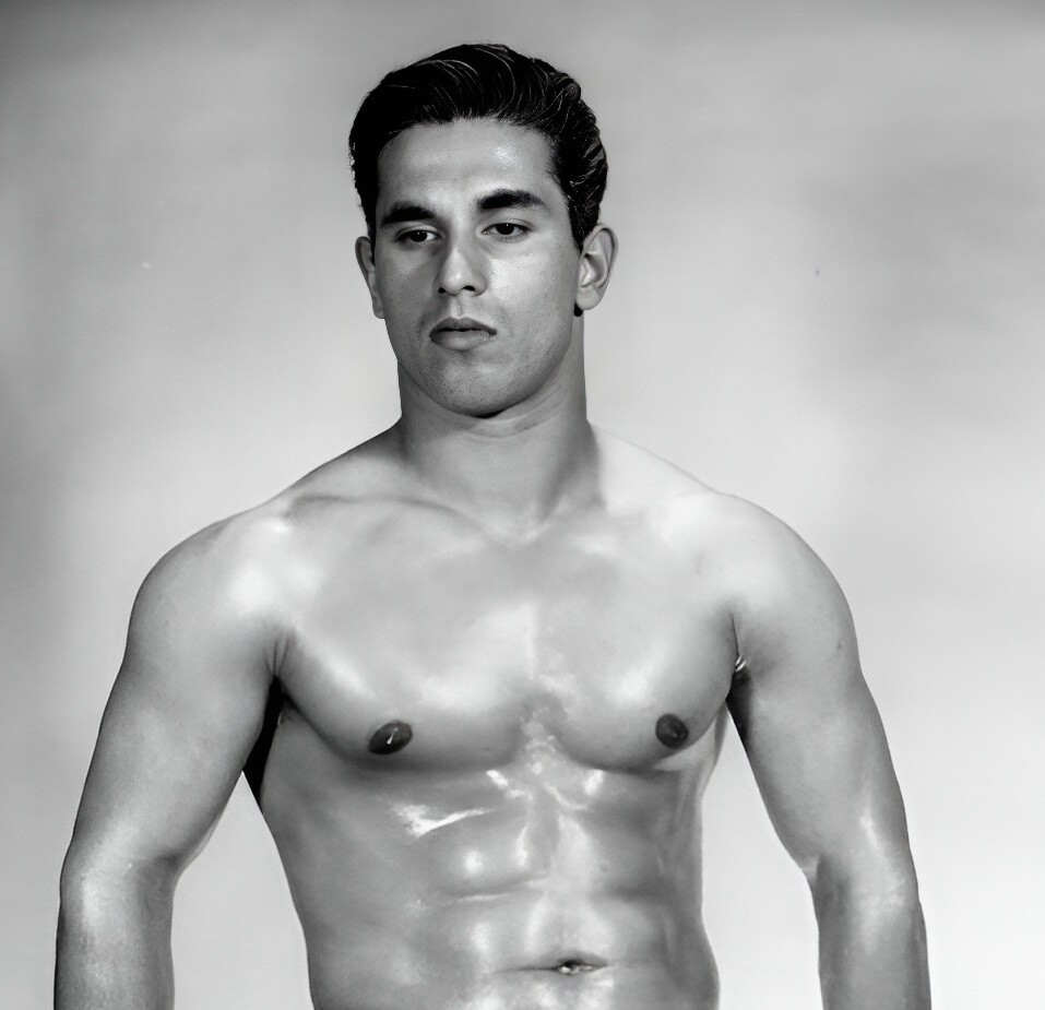 VINTAGE MALE PORTRAIT #0724-002 -ralph gomes 1960 - free shipping usa ...
