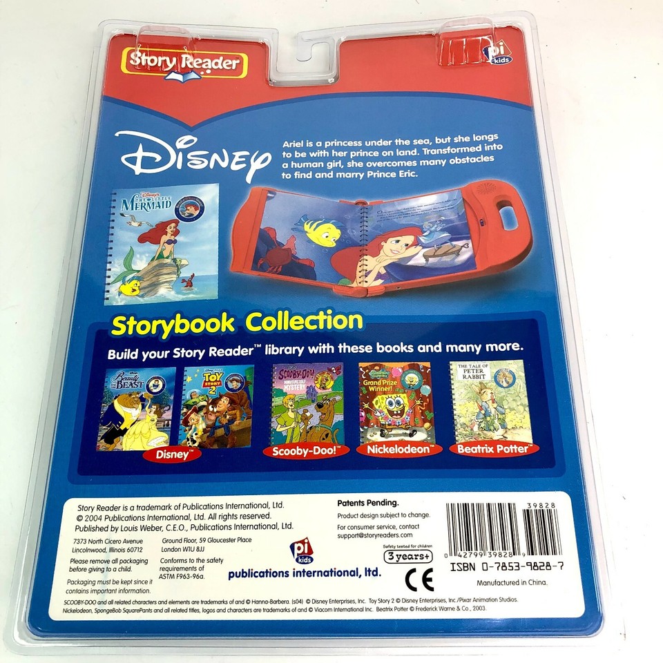 Story Reader - Disney The Little Mermaid Paperback Storybook 2004 ...