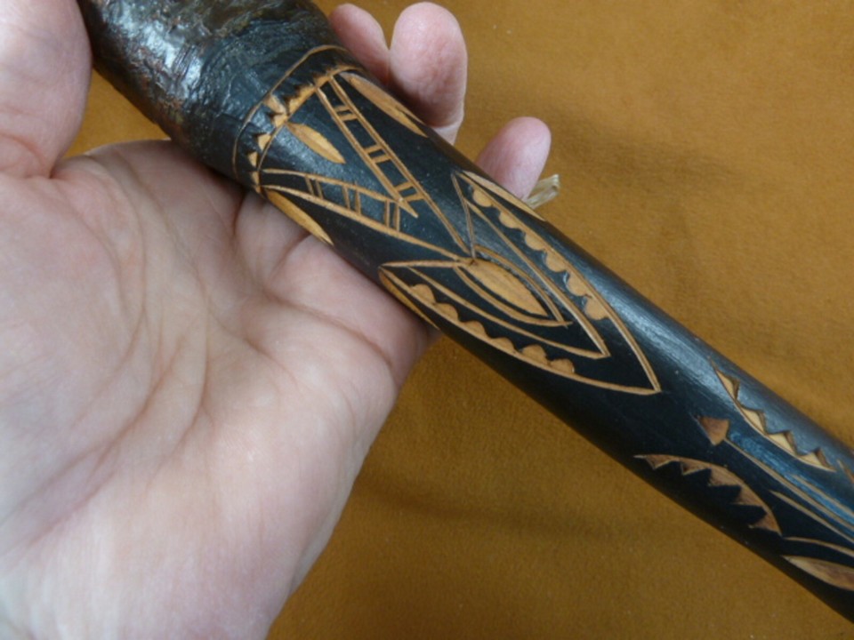 CLUB-9 Genuine Penobscot Native American Root club war weapon ...