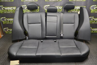 2013 MERCEDES BENZ C300 REAR SEATS SET BLACK LEATHER COMPLETE OEM | eBay
